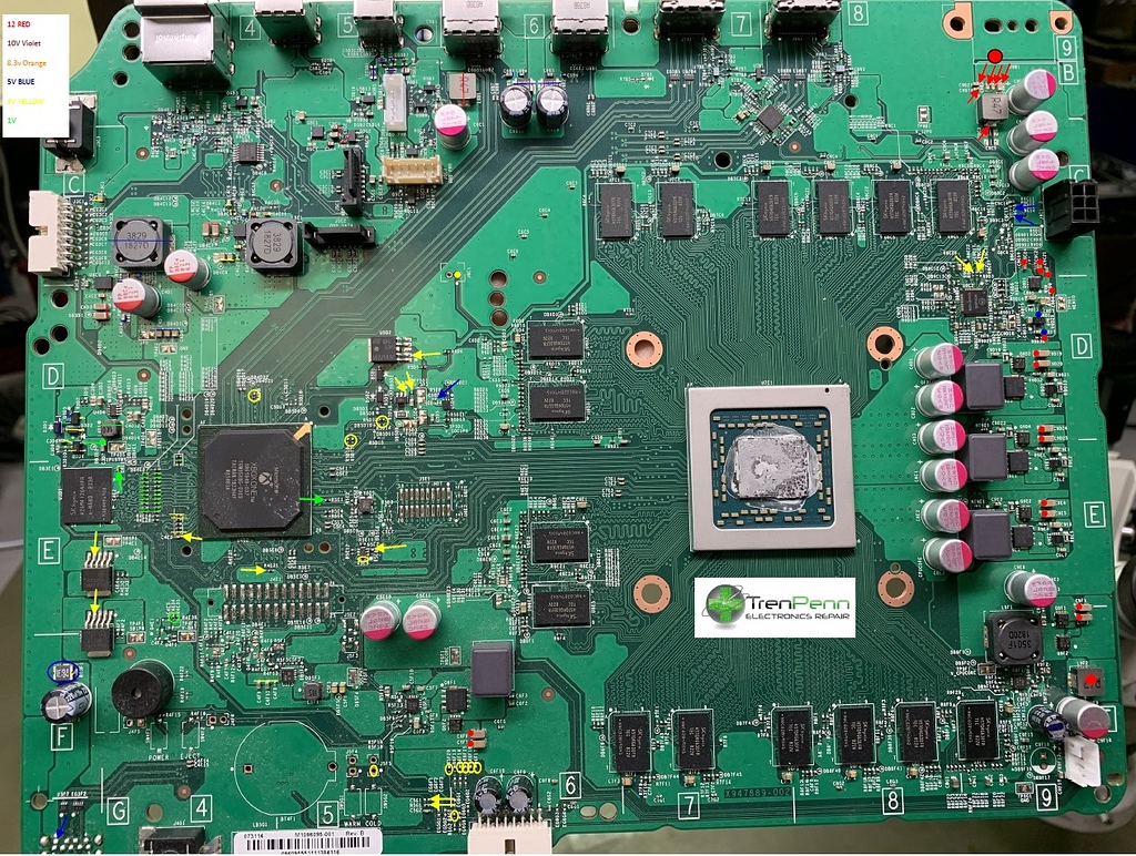 Xbox One S Stand by voltages - Xbox One S - TronicsFix