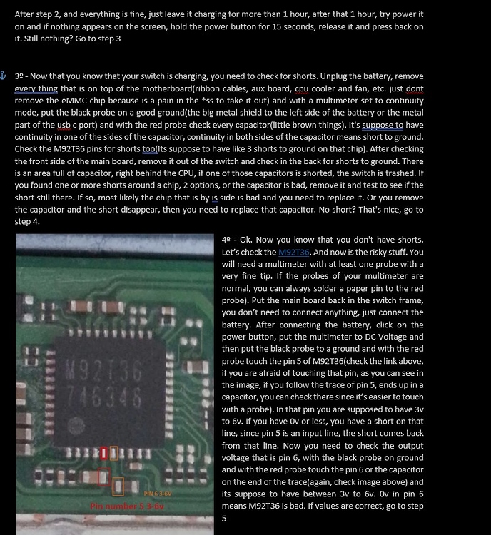 [INFO] Board diagram and part numbers - Nintendo Switch - TronicsFix