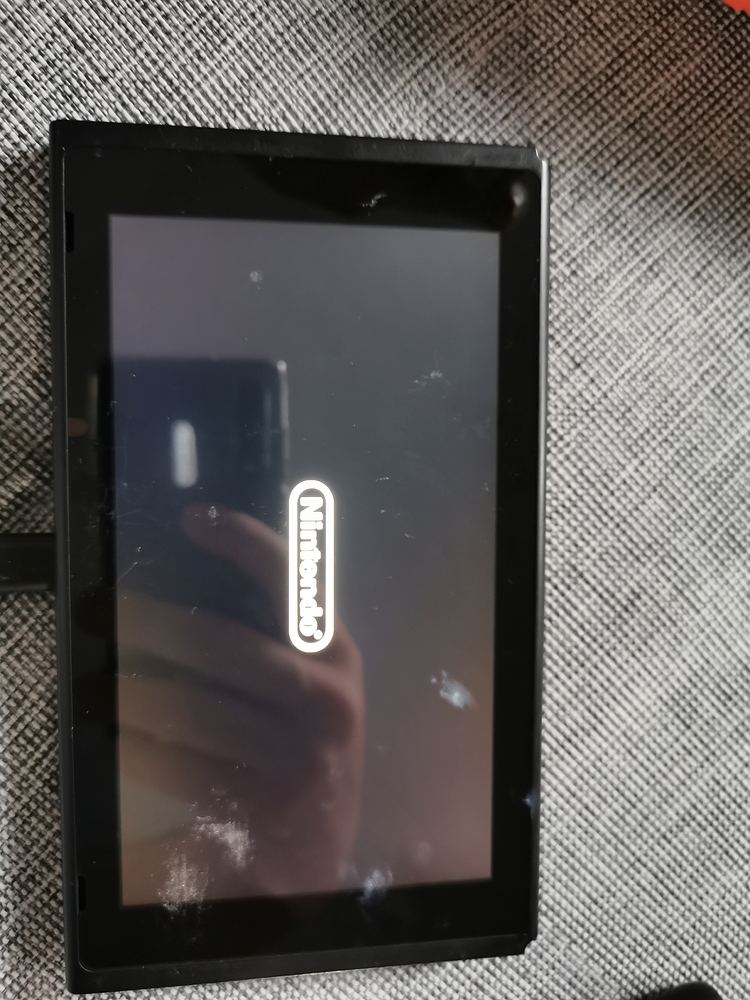 Switch PROBLEM turns on with Nintendo LOGO and then Battery Symbol ...