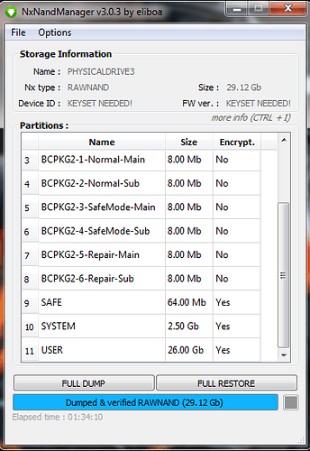 Switch hard mod NAND dump, with Low Voltage eMMC Adapter - Nintendo ...