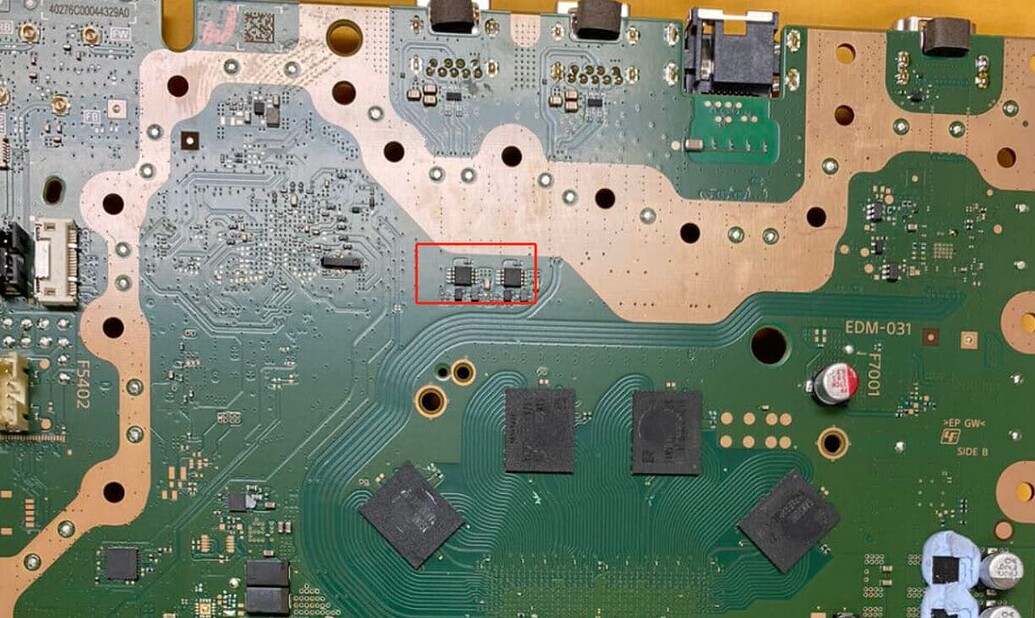 PS5 Damaged motherboard Component close to the PSU conector, I dont ...