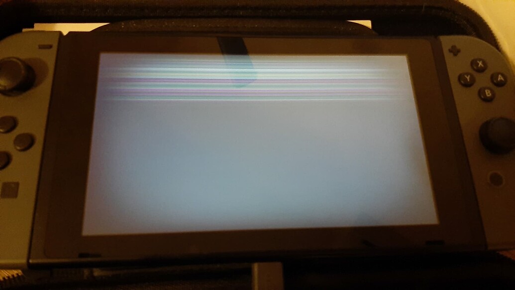 Black screen with artifacts - Nintendo Switch - TronicsFix