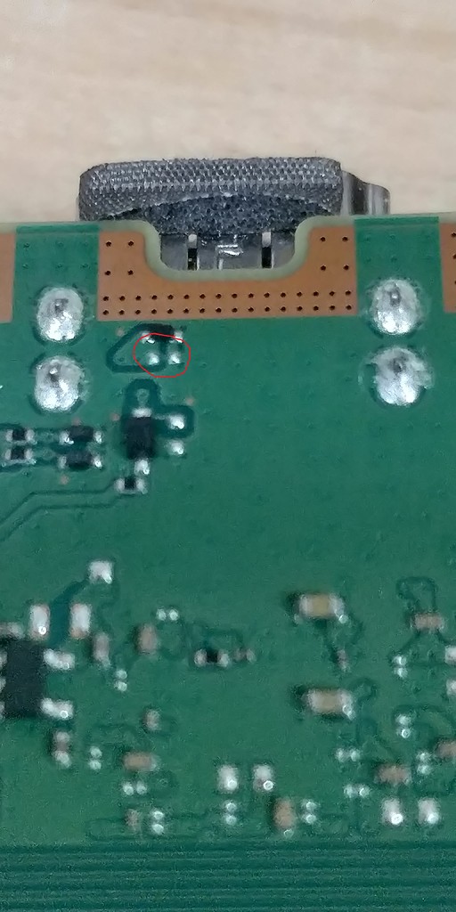Need help identifying a missing component on the back of a ps4 slim HDMI port - model CUH-2216A ...