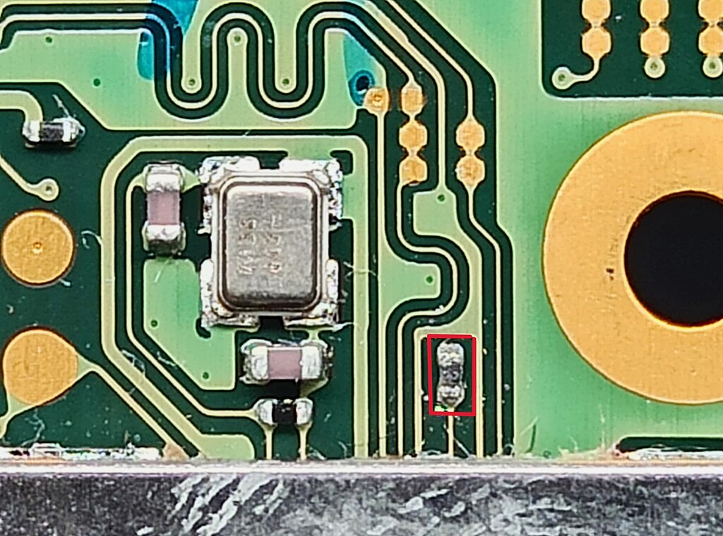Shorted cap next to CPU - Nintendo Switch - TronicsFix