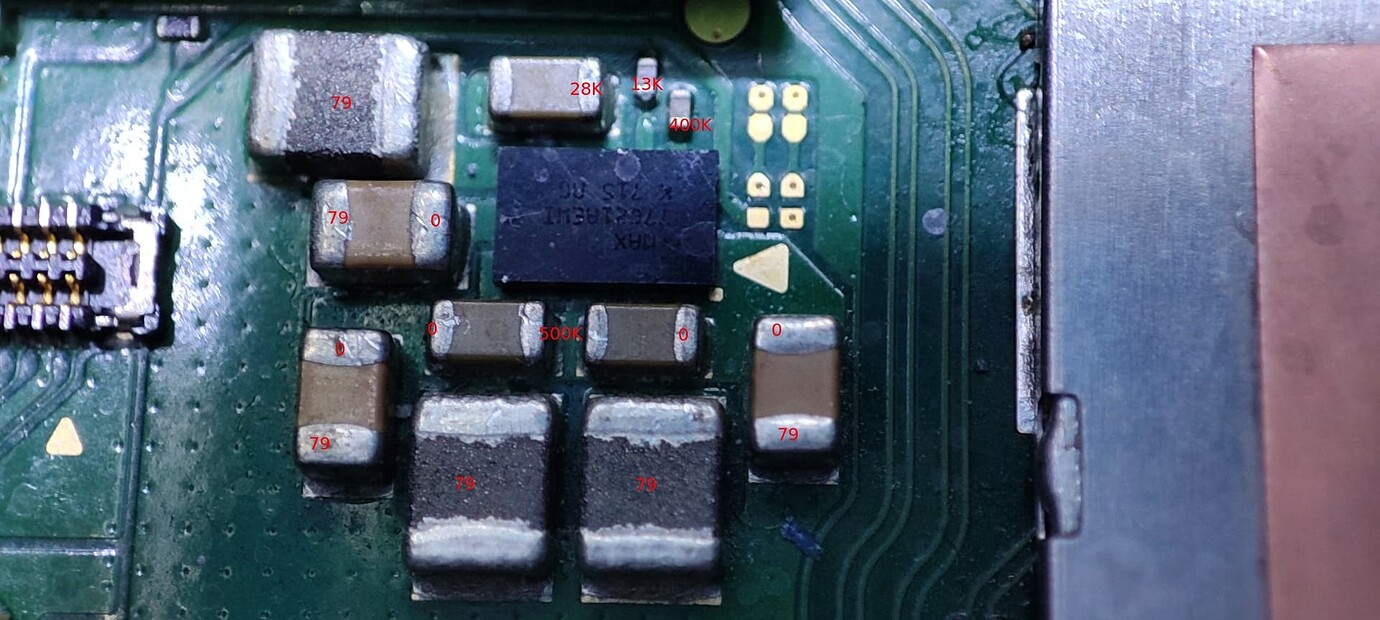 Cap value around MAX77621A south to APU - Nintendo Switch - TronicsFix