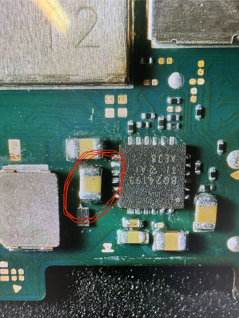 Cap near bq short of low impedance? - Nintendo Switch - TronicsFix