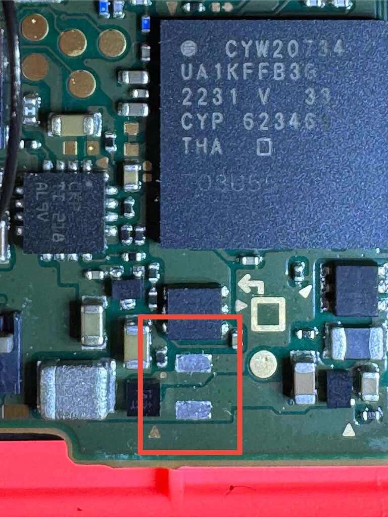 Right Joy-con PCB component identification - Nintendo Switch - TronicsFix