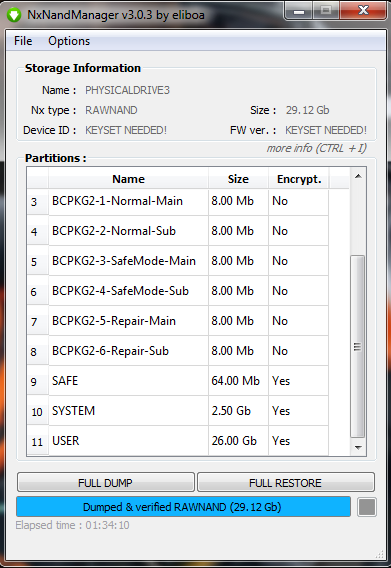 Switch hard mod NAND dump, with Low Voltage eMMC Adapter - Nintendo ...