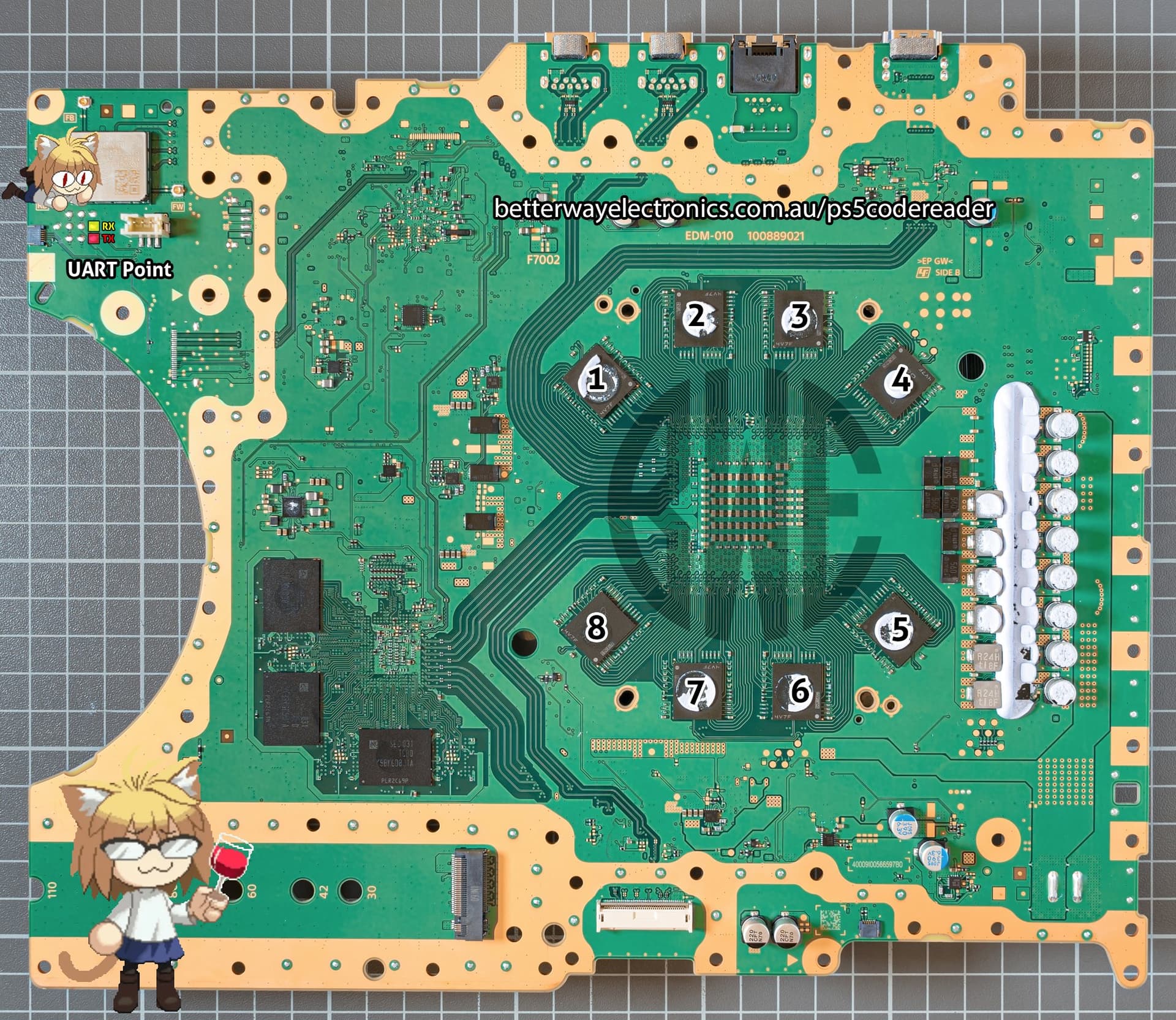 Change RAM Ps5 Edm033 DualSense Controller TronicsFix