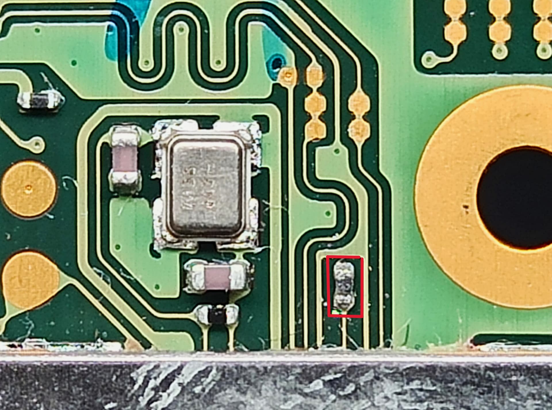 Shorted cap next to CPU - Nintendo Switch - TronicsFix